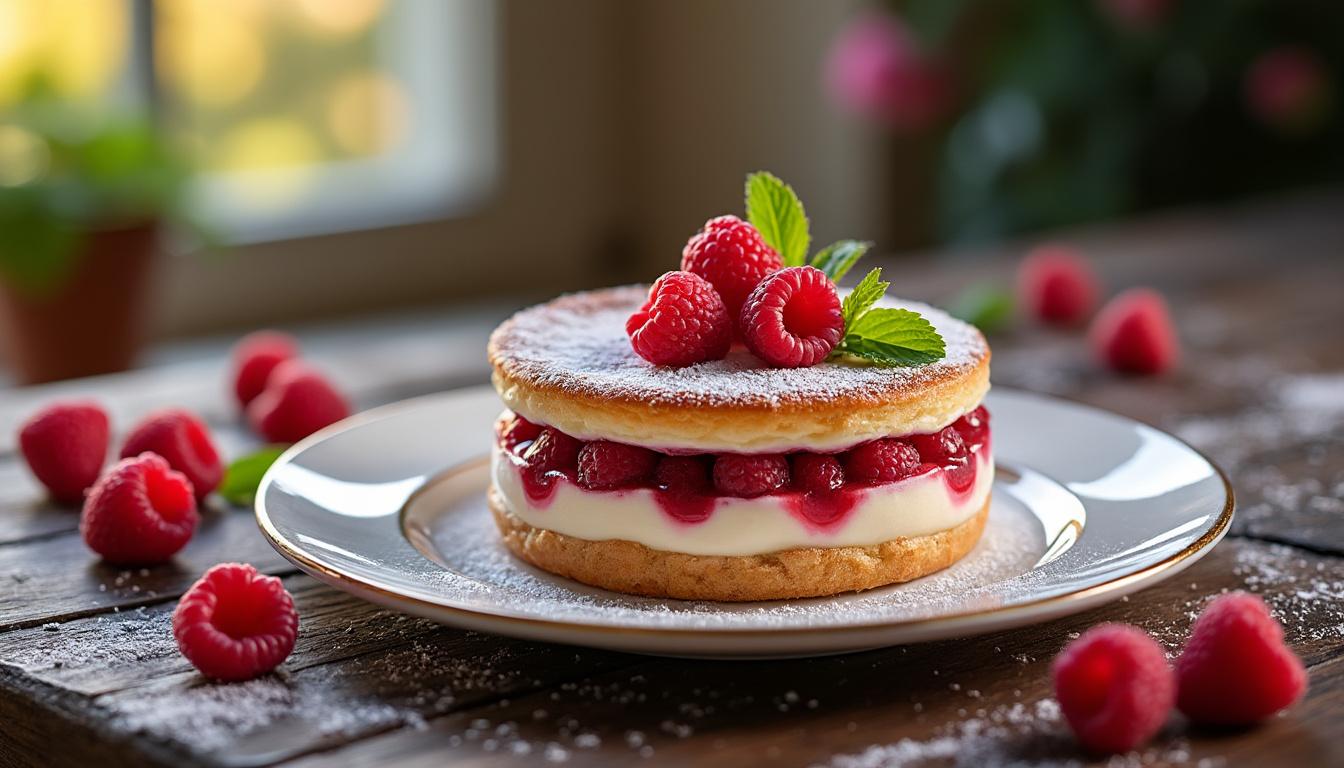 Charlottes aux framboises : recette de Cyril Lignac, un dessert ...